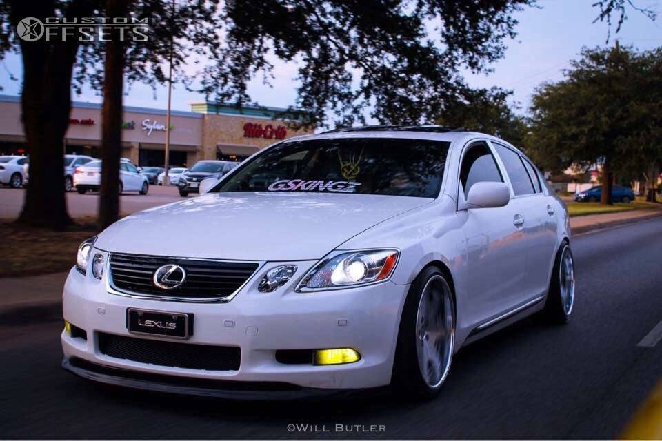2006 Lexus GS430 with 19x10.5 20 Leon Hardiritt Waffe and 235/35R19 ...