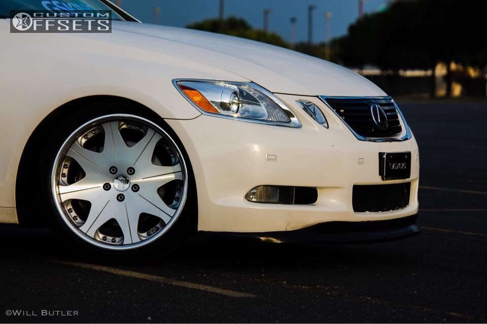 2006 Lexus GS430 with 19x10.5 20 Leon Hardiritt Waffe and 235/35R19 ...