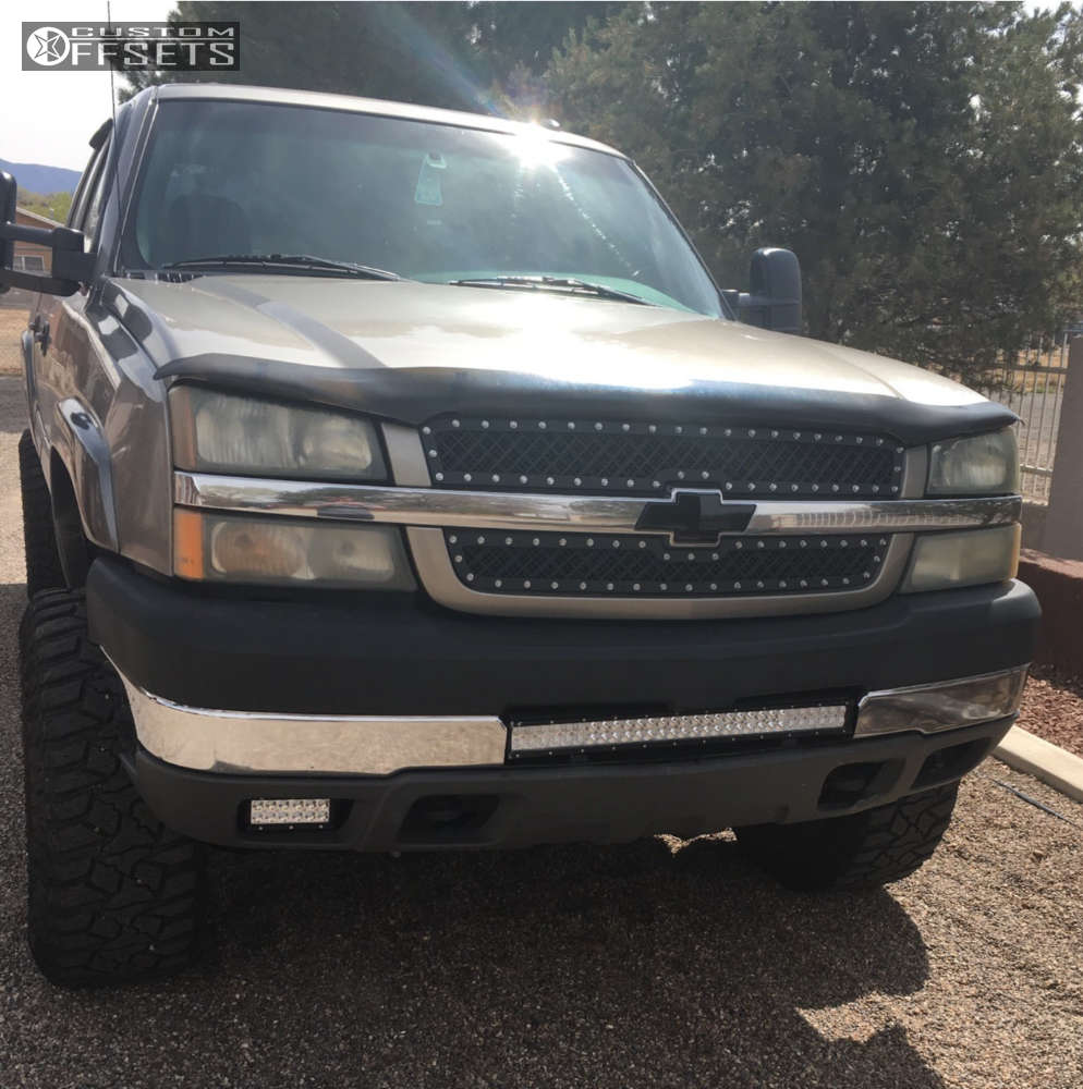 2003 Chevrolet Silverado 2500 HD with 17x9 -12 MB Wheels 352 and 35/12 ...