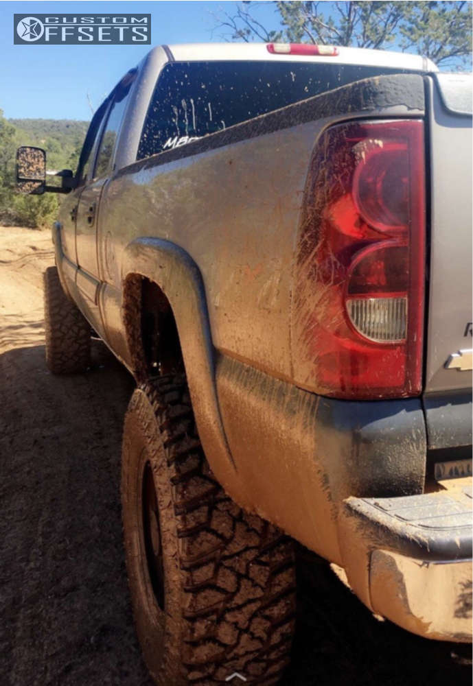 2003 Chevrolet Silverado 2500 HD with 17x9 -12 MB Wheels 352 and 35/12 ...