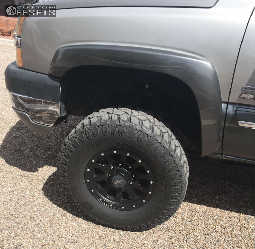 2003 Chevrolet Silverado 2500 HD with 17x9 -12 MB Wheels 352 and 35/12 ...