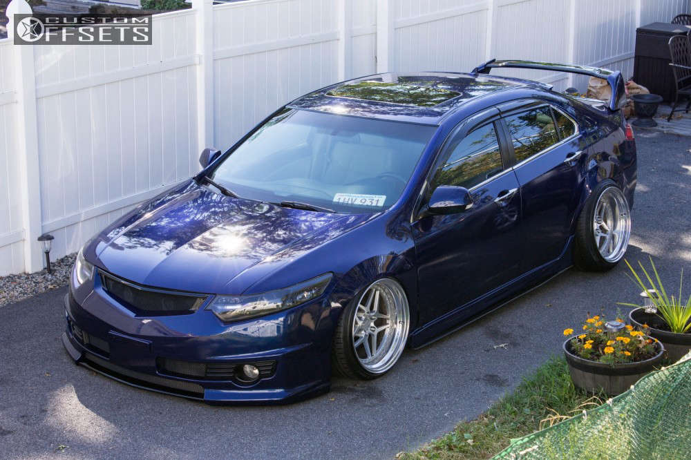 2009 Acura TSX with 19x11 0 Heritage Ebisu and 235/35R19 Toyo Tires ...