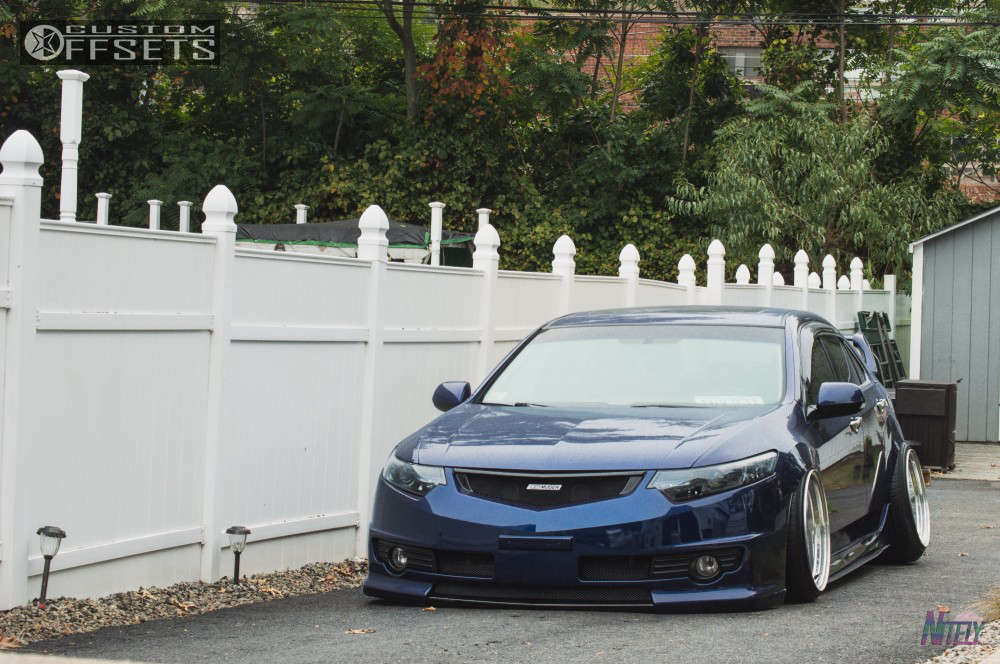 2009 Acura TSX with 19x11 0 Heritage Ebisu and 235/35R19 Toyo Tires ...