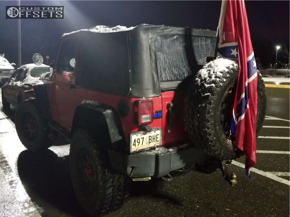 2011 Jeep Wrangler with 20x9 0 XD Misfit and 35/12.5R20 Firestone ...