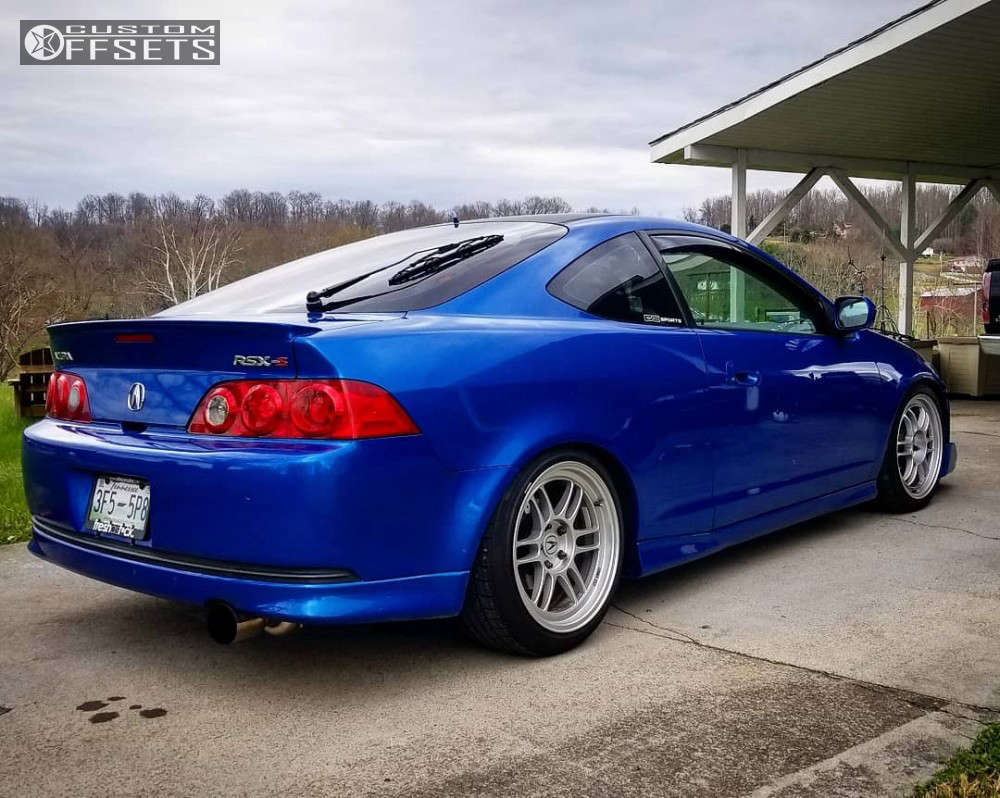 2005 Acura RSX with 17x9 35 Enkei RPF1 and 225/45R17 Nitto Neo Gen and Coilovers | Custom Offsets