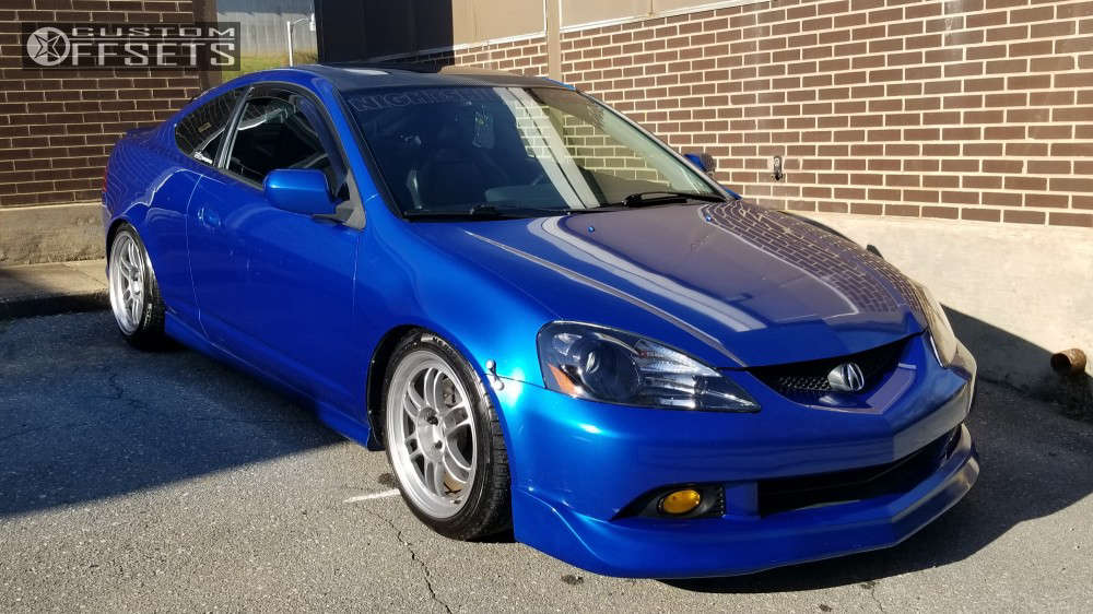 2005 Acura RSX with 17x9 35 Enkei RPF1 and 225/45R17 Nitto Neo Gen and Coilovers | Custom Offsets