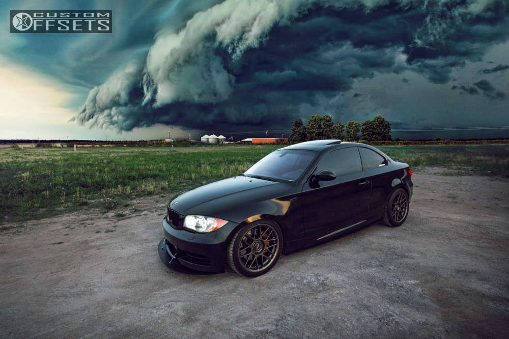 2008 BMW 135i with 18x8.5 45 Apex and 235/40R18 Michelin Pilot Super ...