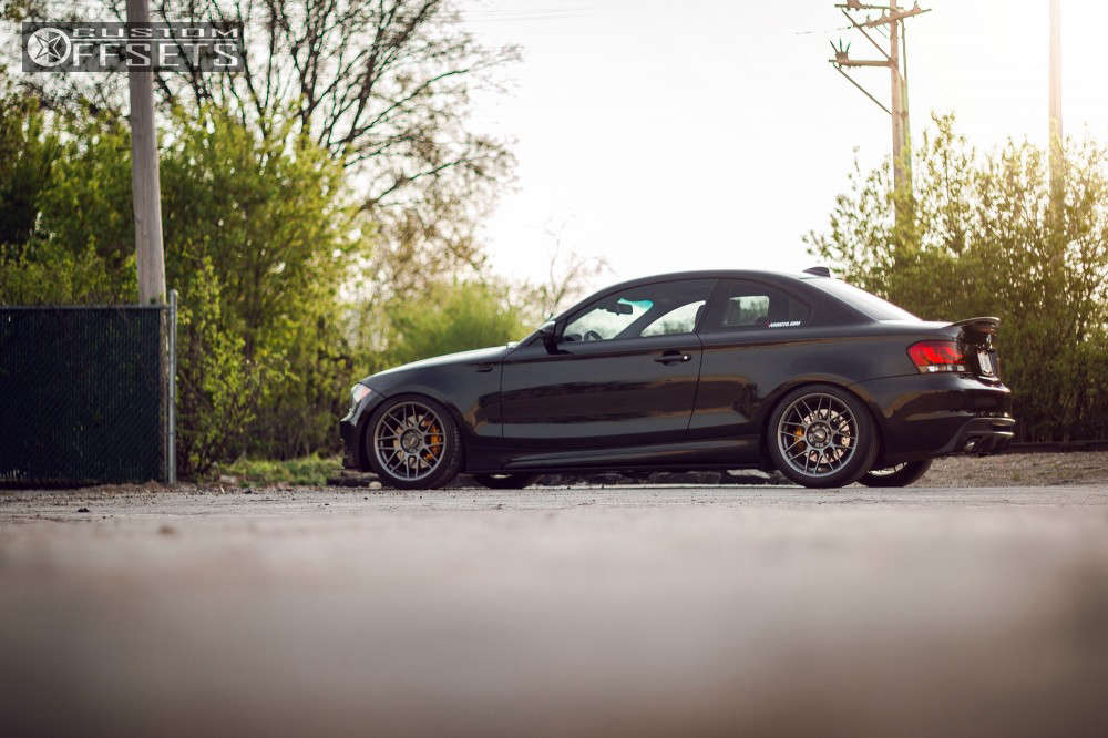 2008 BMW 135i with 18x8.5 45 Apex and 235/40R18 Michelin Pilot Super ...