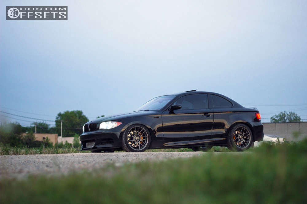 2008 BMW 135i with 18x8.5 45 Apex and 235/40R18 Michelin Pilot Super ...