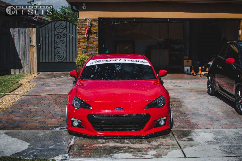 2014 Subaru BRZ with 18x10 20 Rota Svn-r and 215/40R18 Achilles ATR Sport and Coilovers | Custom ...