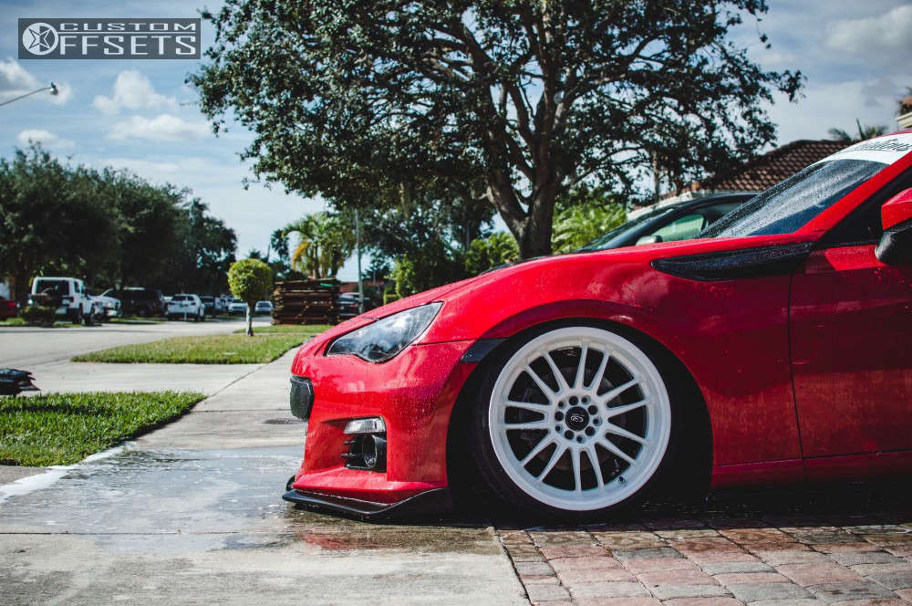 2014 Subaru BRZ with 18x10 20 Rota Svn-r and 215/40R18 Achilles ATR Sport and Coilovers | Custom ...