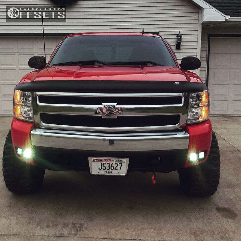 2008 Chevrolet Silverado 1500 with 20x9 -12 Mayhem Assault and 33/12 ...