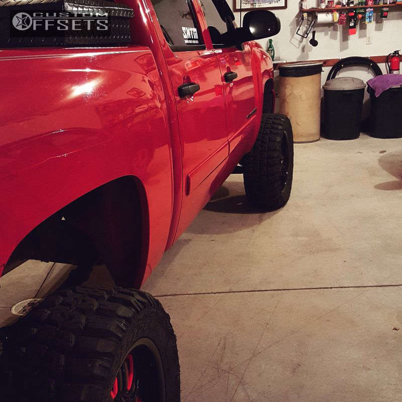 2008 Chevrolet Silverado 1500 with 20x9 -12 Mayhem Assault and 33/12 ...