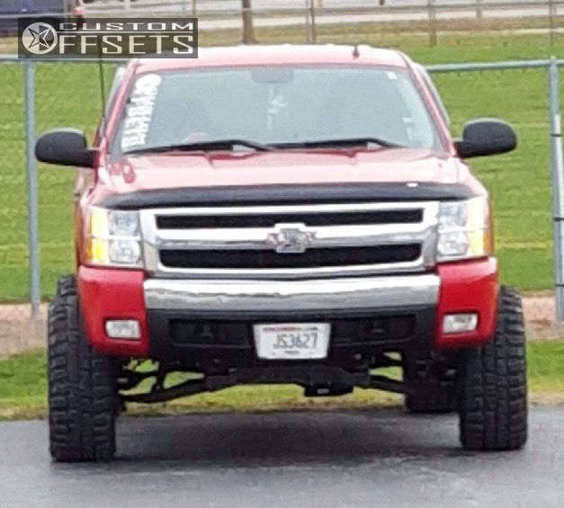 2008 Chevrolet Silverado 1500 with 20x9 -12 Mayhem Assault and 33/12 ...