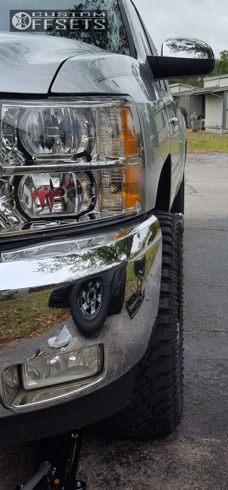 2013 Chevrolet Silverado 1500 with 20x10 -18 Fuel Rocker and 33/12.5R20 ...