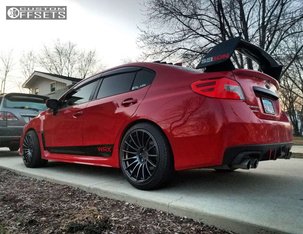 2016 Subaru WRX with 18x9.75 19 XXR 550 and 245/40R18 Dunlop Sp Sport Maxx and Stock | Custom ...
