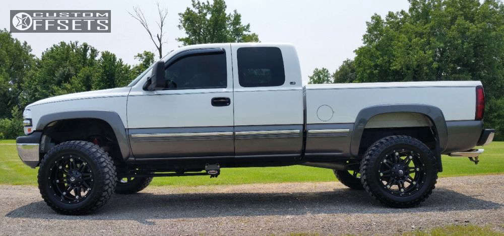 2000 Chevrolet Silverado 2500 with 20x10 -24 Fuel Hostage and 305/55R20 ...