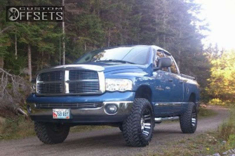 2005 Dodge Ram 1500 with 17x9 -6.6 Pro Comp 8101 and 295/70R17 Toyo ...