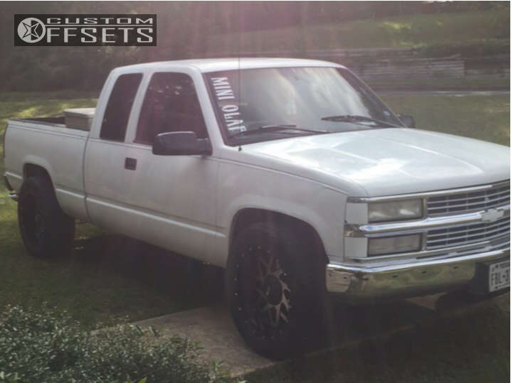1998 Chevrolet C1500 with 20x10 -24 Xtreme Mudder Xm-313 and 275/55R20 ...
