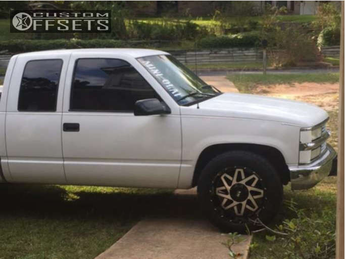 1998 Chevrolet C1500 with 20x10 -24 Xtreme Mudder Xm-313 and 275/55R20 ...
