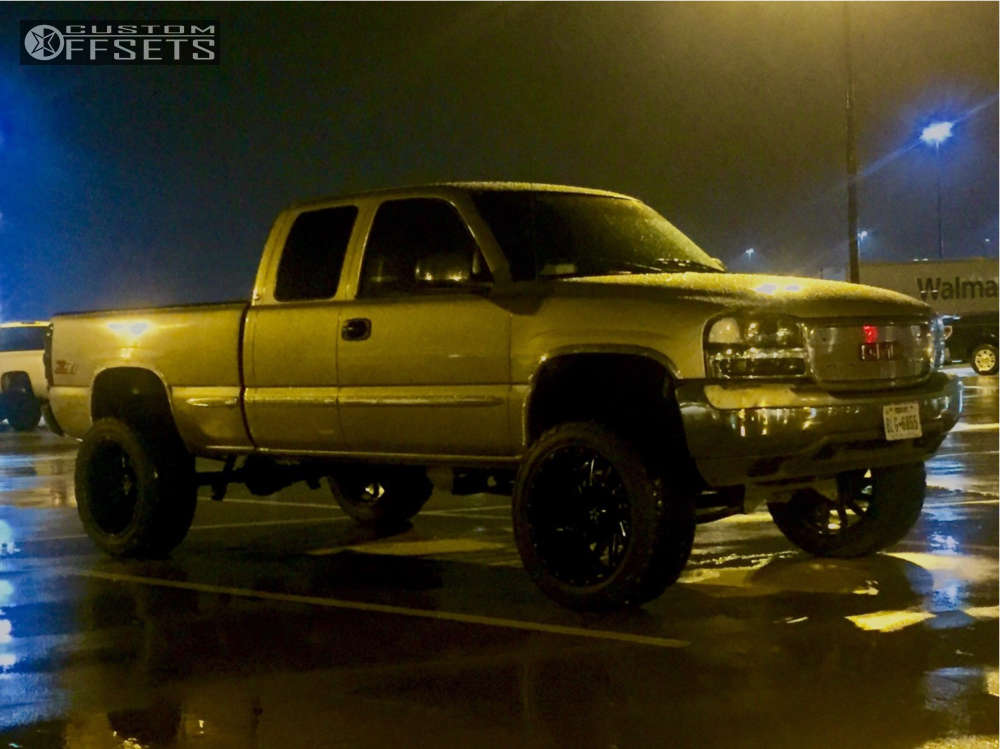 1999 GMC Sierra 1500 with 22x12 -44 DFD N/a and 35/12.5R22 Toyo Tires ...