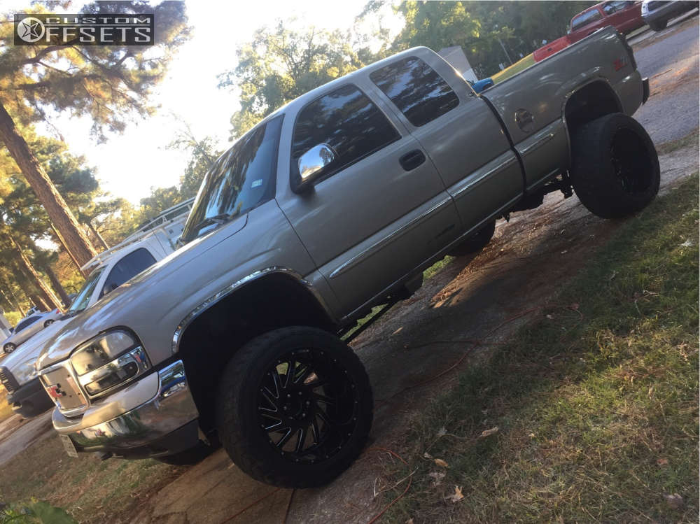 1999 GMC Sierra 1500 with 22x12 -44 DFD N/a and 35/12.5R22 Toyo Tires ...