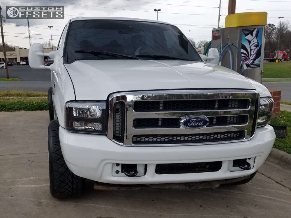 2002 Ford F-250 Super Duty with 20x12 -51 Vision Rocker and 285/50R20 ...