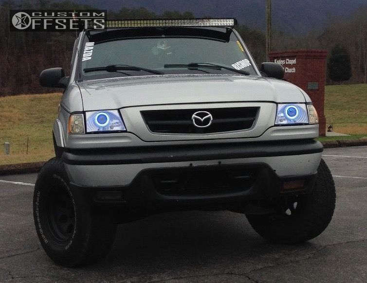 2002 Mazda B4000 with 15x8 19 Eagle Alloy Bullet Hole and 31/10.5R15 ...