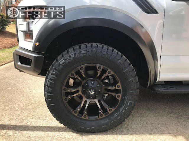 2017 Ford Raptor with 20x9 1 Fuel Vapor and 35/12.5R20 Nitto Ridge ...