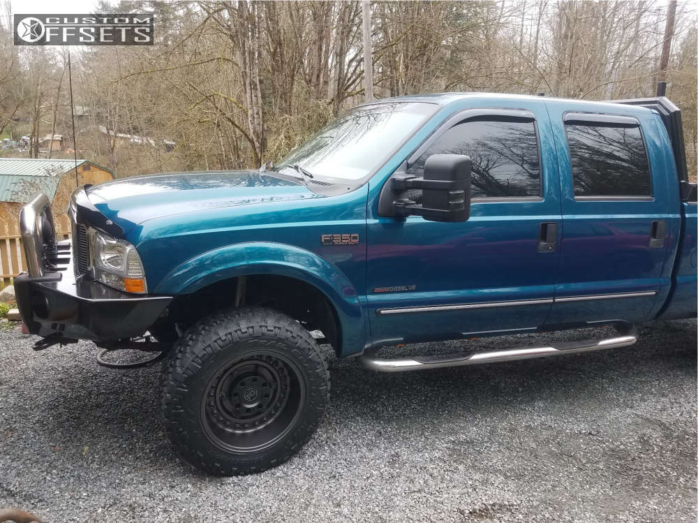 2000 Ford F-350 Super Duty with 20x12 -44 Black Rhino Armory and 35/12 ...
