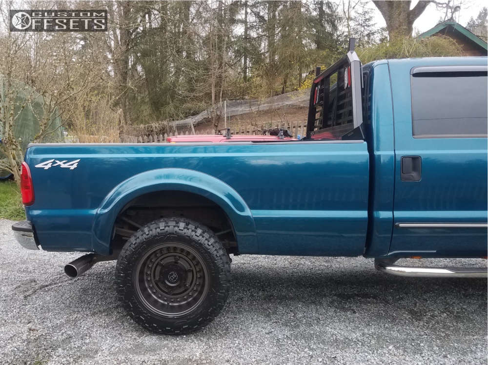 2000 Ford F-350 Super Duty with 20x12 -44 Black Rhino Armory and 35/12 ...