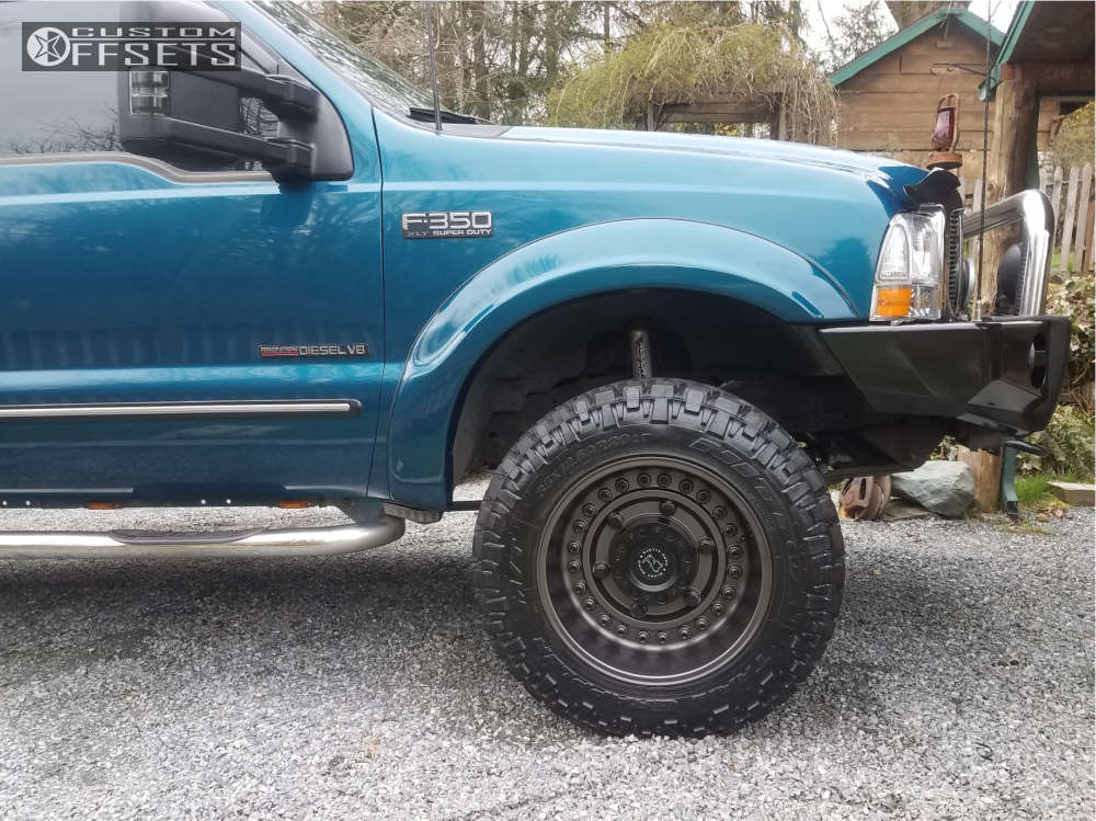 2000 Ford F-350 Super Duty with 20x12 -44 Black Rhino Armory and 35/12 ...