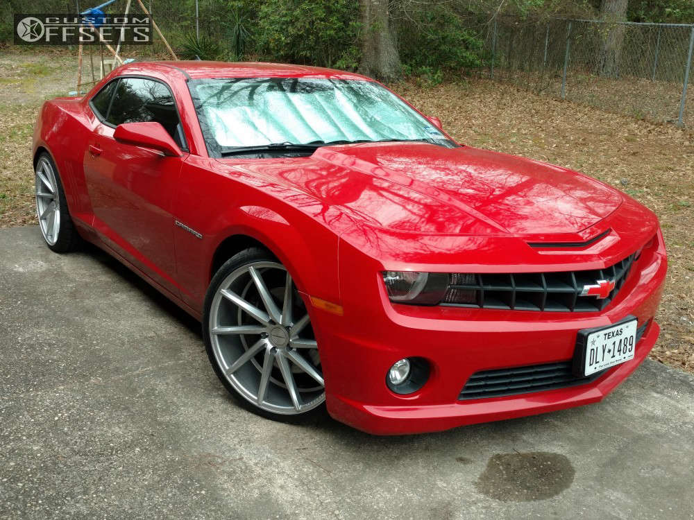 2012 Chevrolet Camaro with 22x9 30 Vossen Cvt and 255/30R22 Nitto Nt555 ...