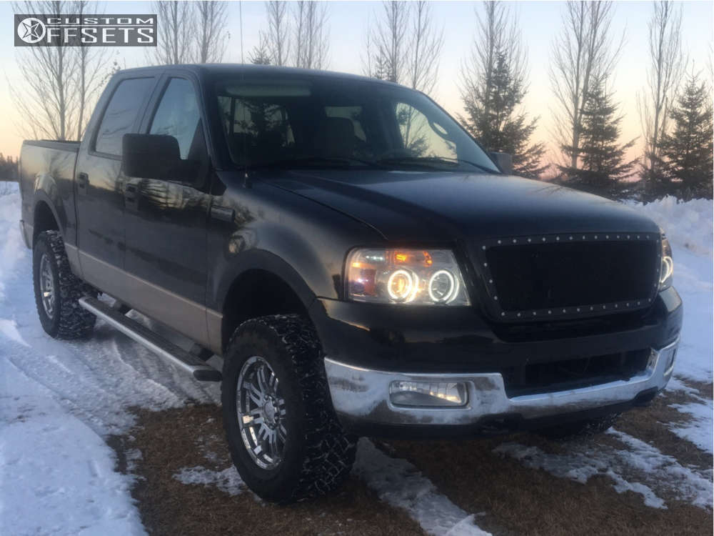 2005 Ford F-150 with 18x8.5 18 Vision Warrior and 295/65R18 Goodyear ...