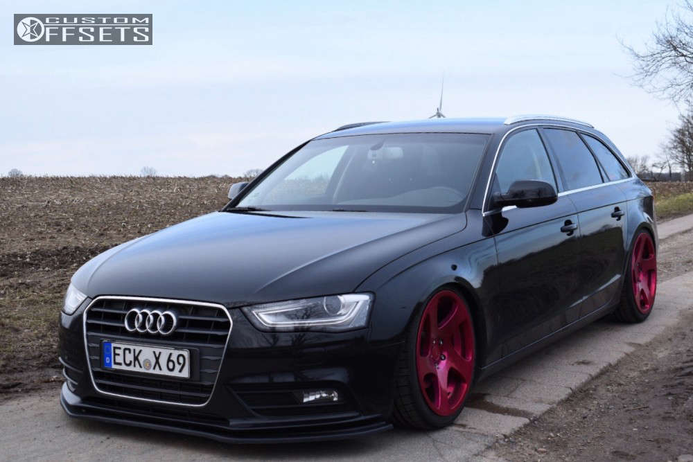 2012 Audi A4 with 19x8.5 45 Rotiform Tmb and 235/35R19 Kumho Ecsta and ...