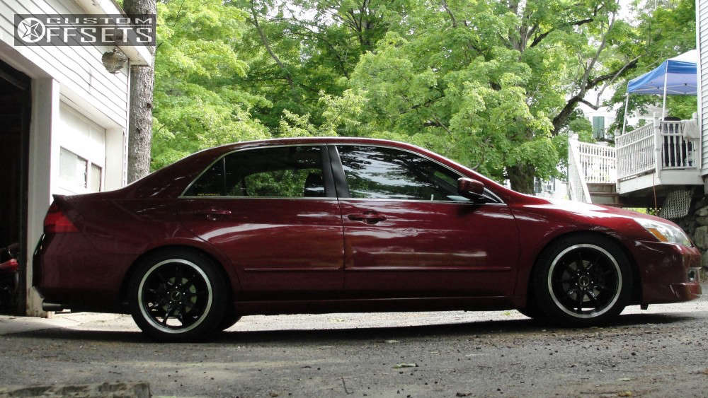 2006 Honda Accord with 18x8 45 Enkei Tenjin and 225/45R18 Continental ...