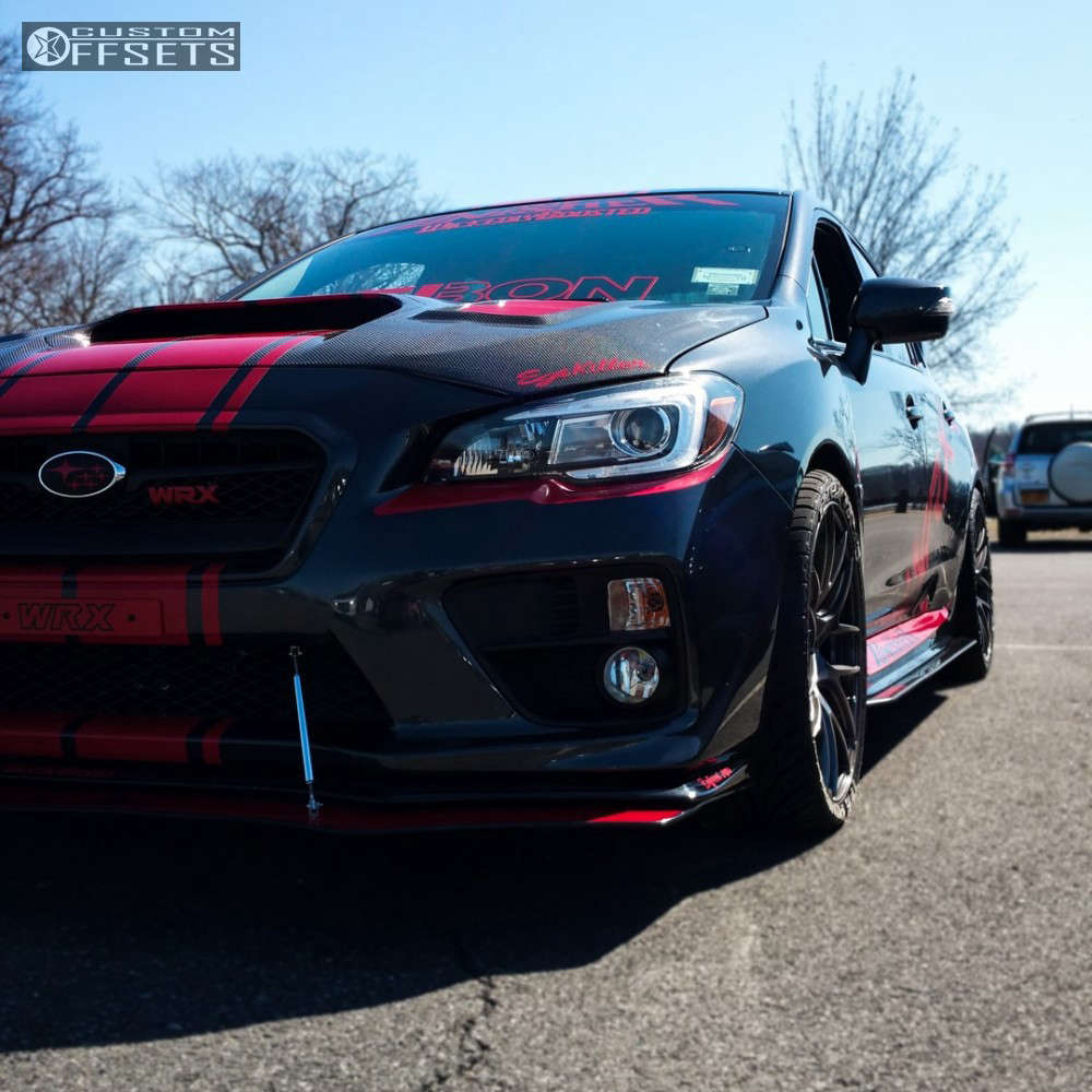 2017 Subaru WRX with 19x8.75 35 XXR 530 and 265/30R19 Lizetti LZ2 and ...