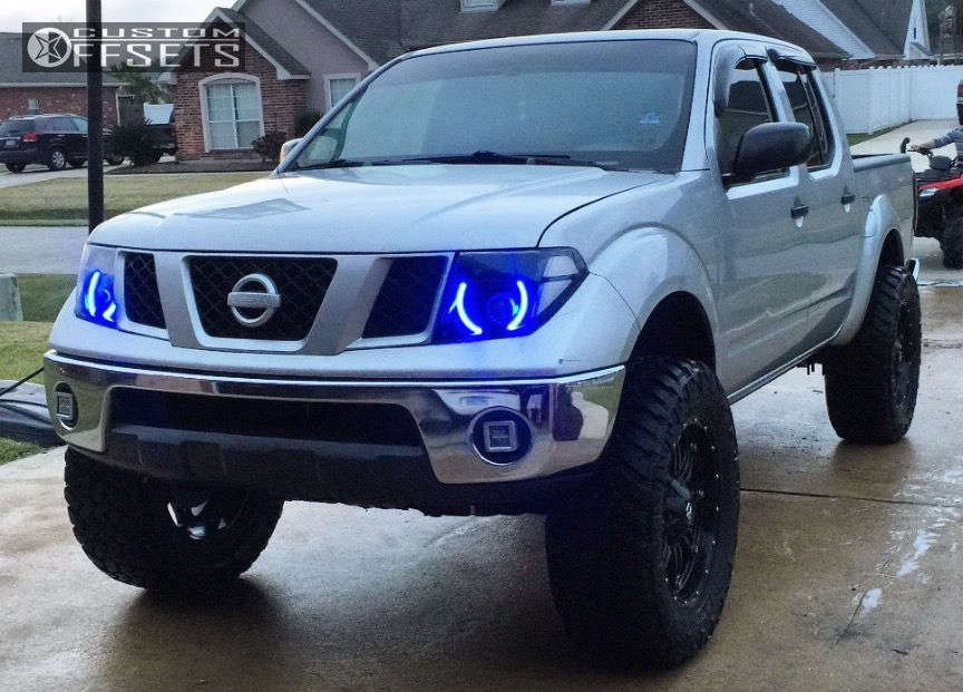 2006 Nissan Frontier with 20x10 -12 Fuel Hostage and 35/12.5R20 Nitto ...