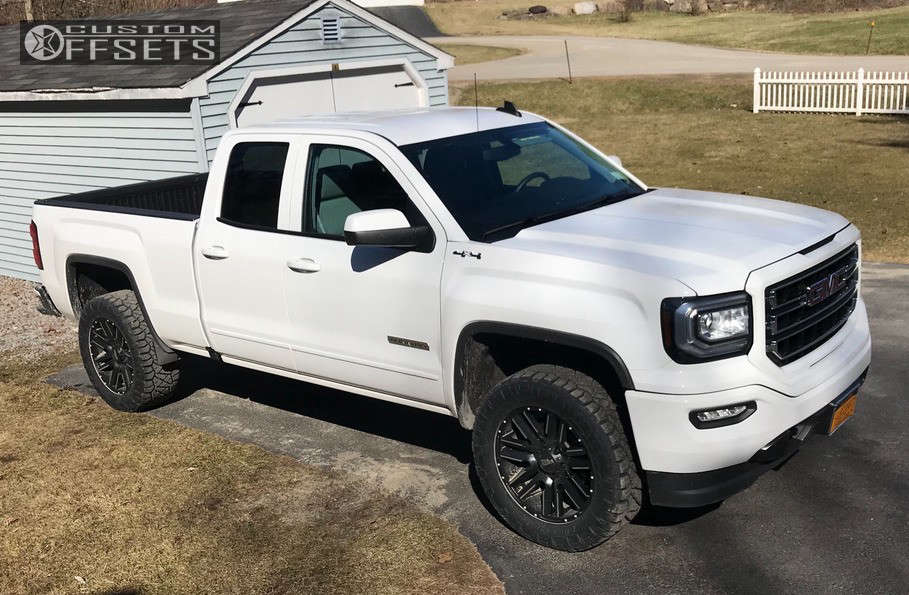 2017 GMC Sierra 1500 with 20x9 18 Moto Metal Mo978 and 33/12.5R20 Nitto ...