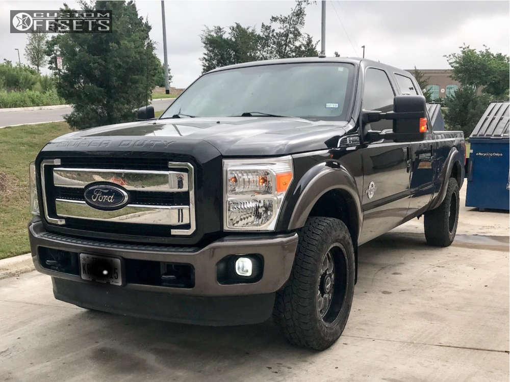2016 Ford F-250 Super Duty with 20x10 -18 BMF Novakane and 275/65R20 ...