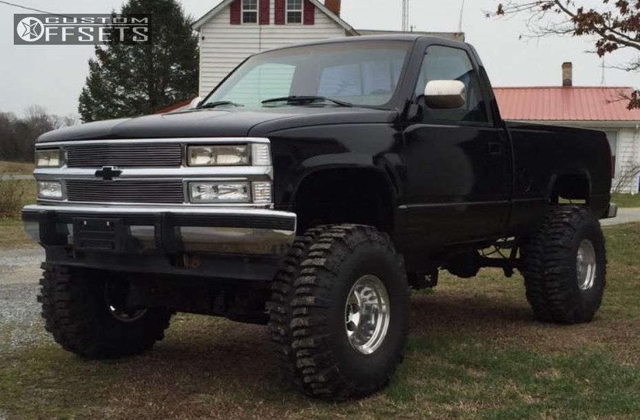 1989 Chevrolet K1500 with 15x10 -45 Mickey Thompson Classic Iii and 38/ ...