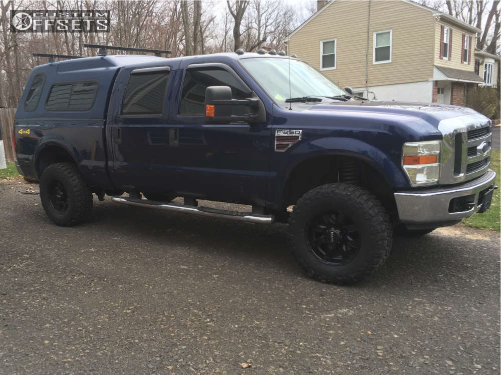 2008 Ford F-250 Super Duty with 18x9 -12 Ultra Phantom and 35/12.5R18 ...