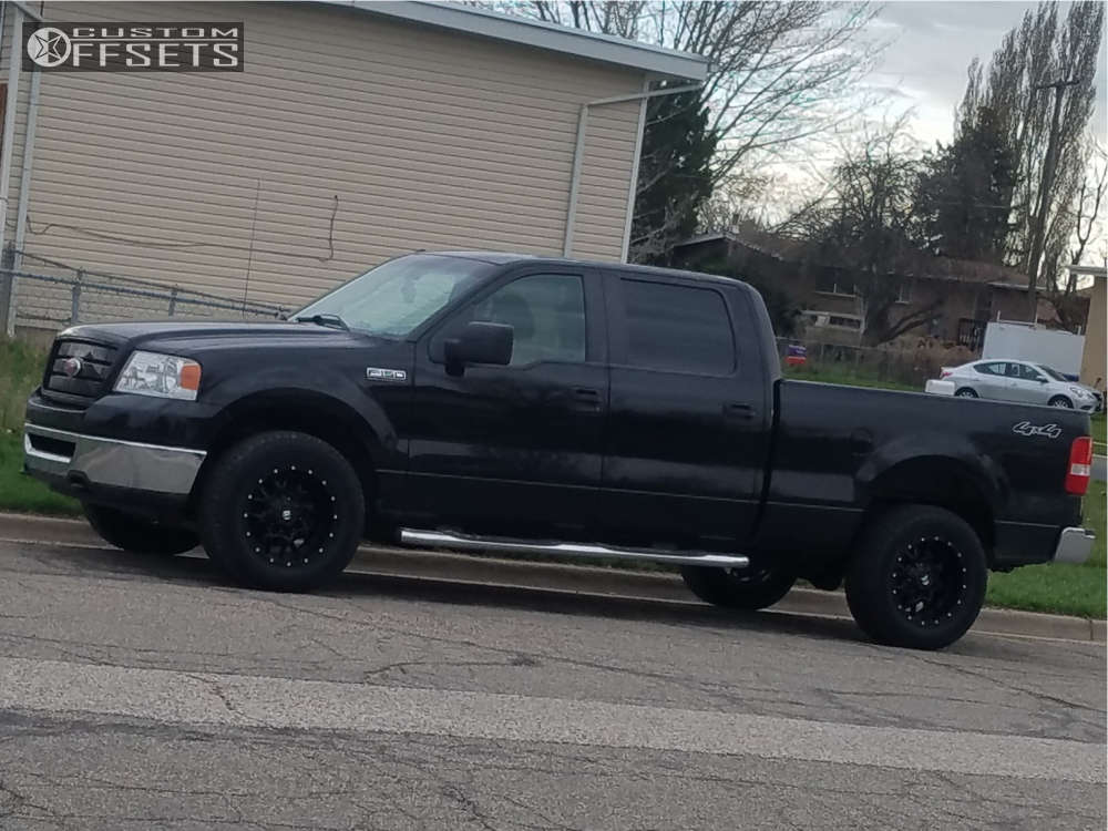 2008 Ford F-150 with 18x9 -12 Dropstars 645b and 275/65R18 Hankook ...