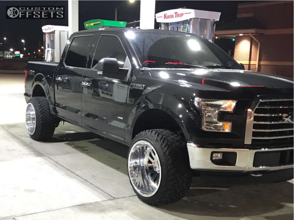 2015 Ford F-150 with 22x14 -73 American Force Burnout SS and 33/12.5R22 ...