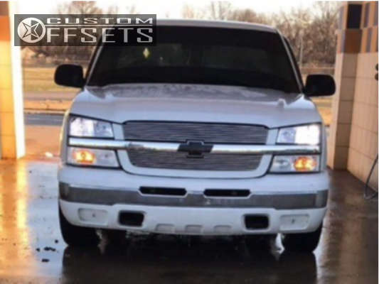 2004 Chevrolet Silverado 1500 with 16x8 -6 American Racing Ventura and ...