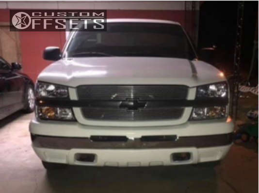 2004 Chevrolet Silverado 1500 with 16x8 -6 American Racing Ventura and ...