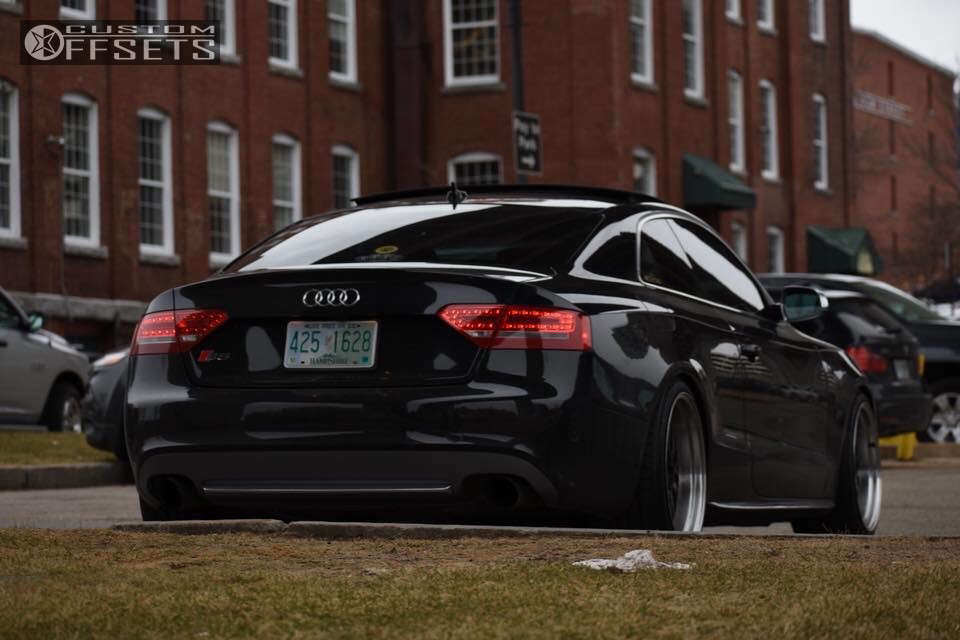2012 Audi S5 with 19x10.5 22 ESR Sr05 and 255/35R19 Achilles Atr Sport ...
