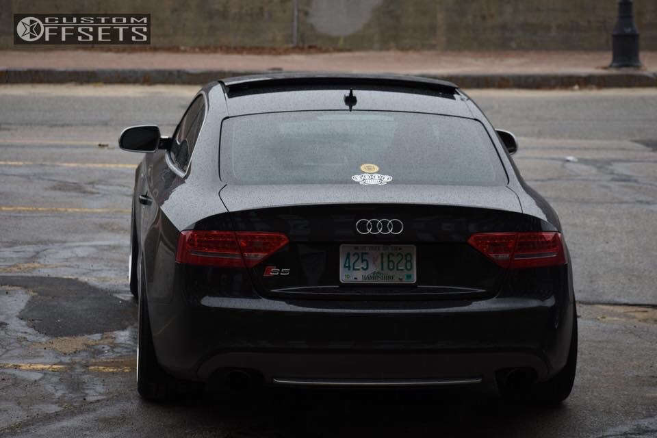 2012 Audi S5 with 19x10.5 22 ESR Sr05 and 255/35R19 Achilles Atr Sport ...