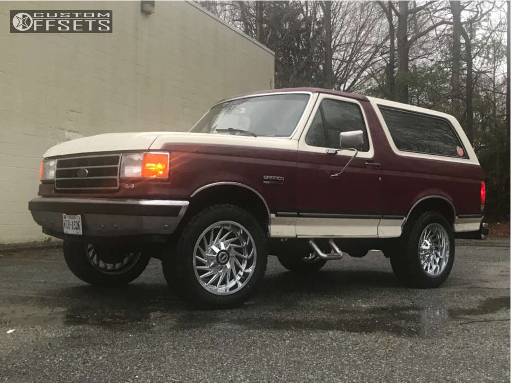 1990 Ford Bronco With Rockstar Rims 1990 Ford Bronco Wheels & Rims
