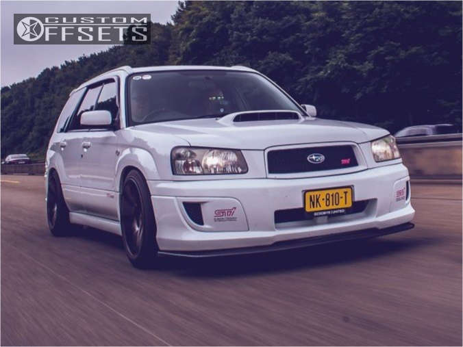 2004 Subaru Forester with 18x9.5 38 Rota Pro-r and 245/35R18 Kumho ...